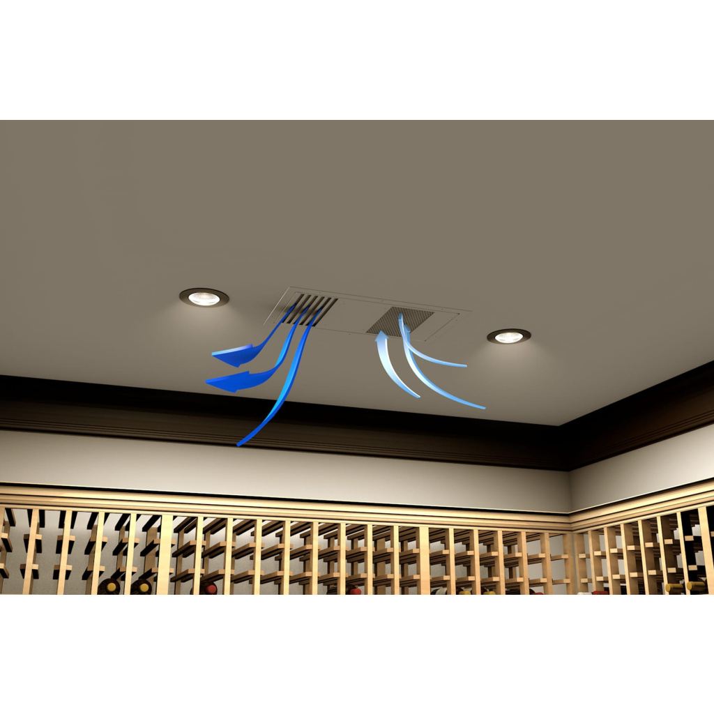 WhisperKOOL Mini Ceiling Mount | Contemporary Wine Cellar