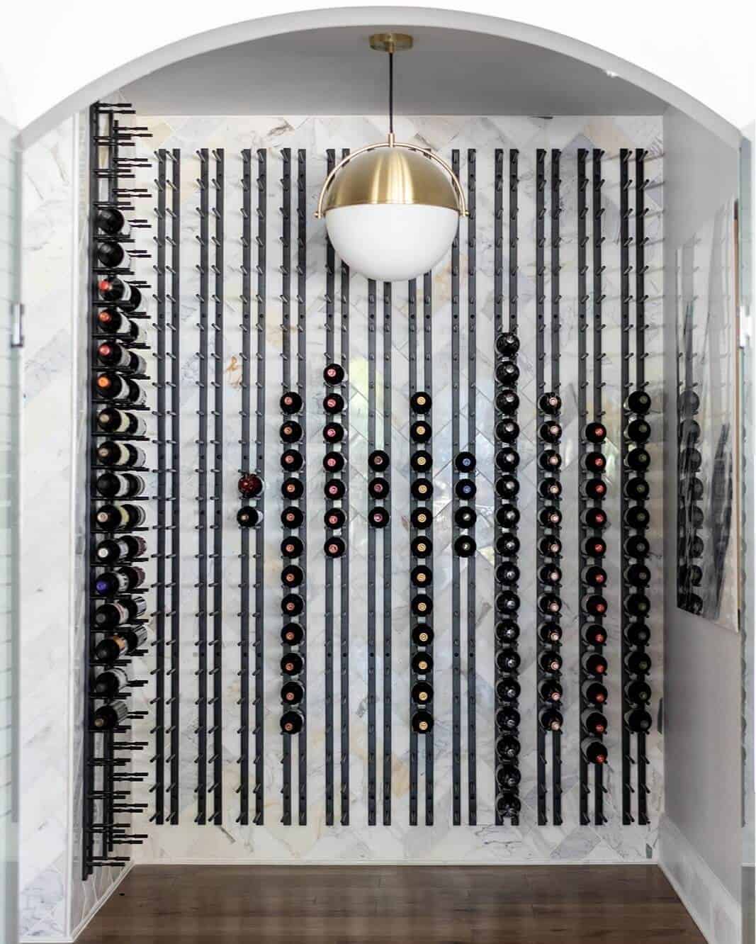 Wine Wall Rails | Create A Stylish Wine Wall